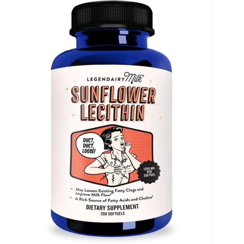 Legendairy Sunflower Lecithin (1200mg of Organic Sunflower Lecithin per ...