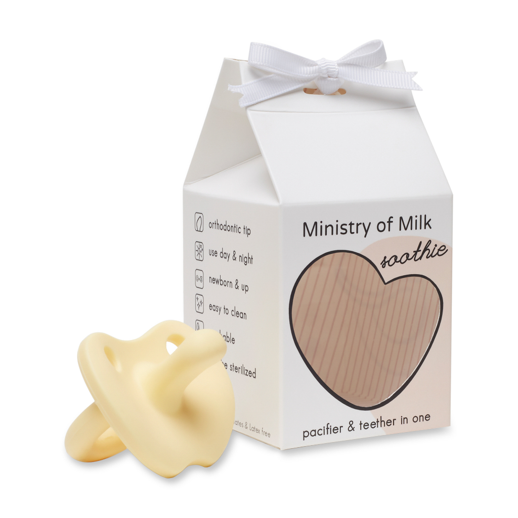 Ministry of Milk® Pacifier Light Yellow | Shopee Philippines