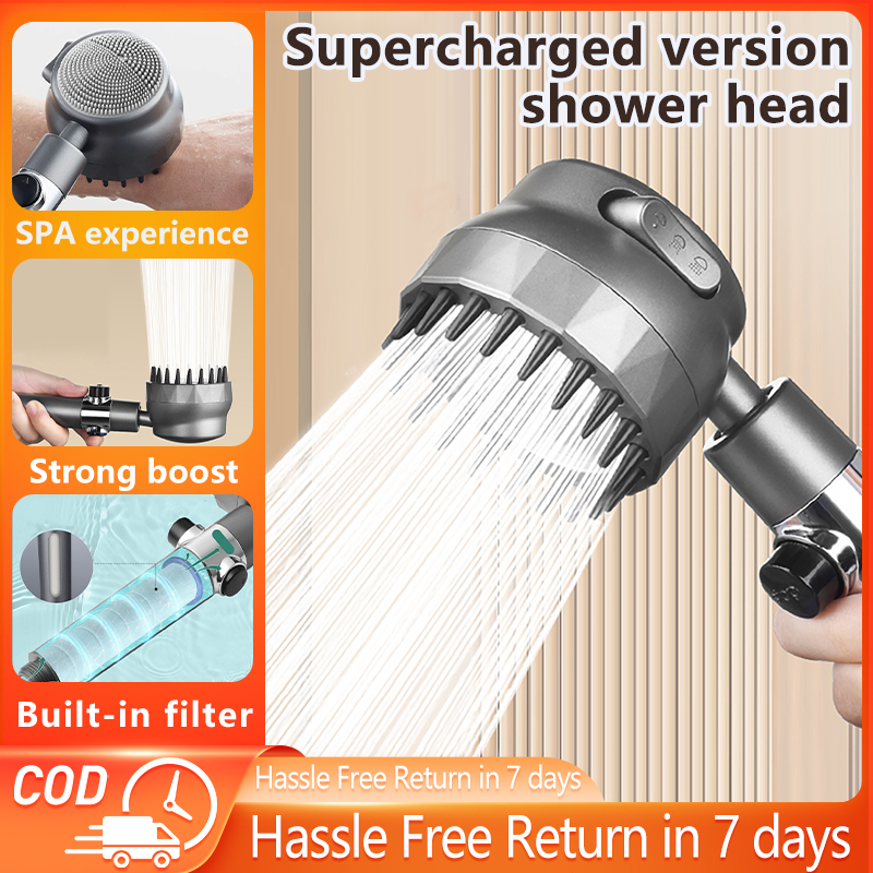 MANUYAMA Shower Head With Hose Set High Pressure Bathroom Shower 3 ...
