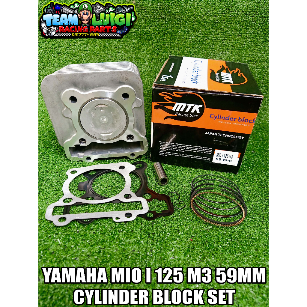 MTK YAMAHA MIO I 125 M3 59MM BLOCK SET | Shopee Philippines