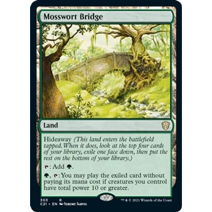 Mosswort Bridge - Commander 2021 (C21) MTG | Shopee Philippines