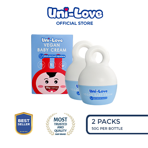 UniLove Vegan Baby Cream 50g Pack of 2 | Shopee Philippines