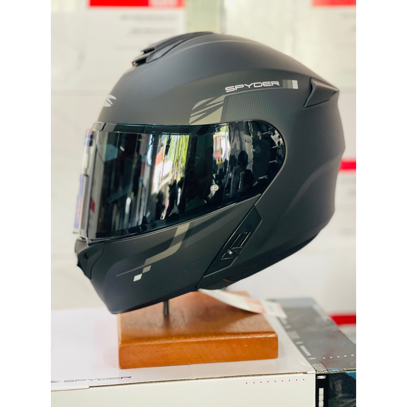 SPYDER ROVER S0 V2 Modular Dual Visor Helmet with Free Clear Visor ...