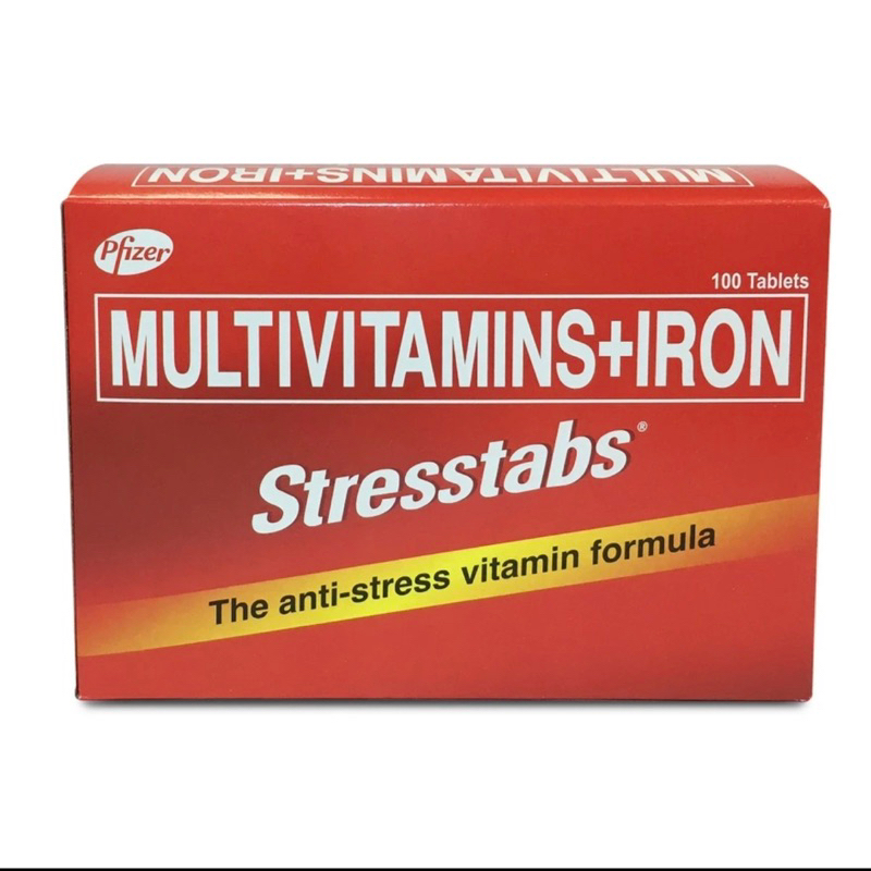 Stresstabs Multivitamins + Iron 100 Tablets | Shopee Philippines