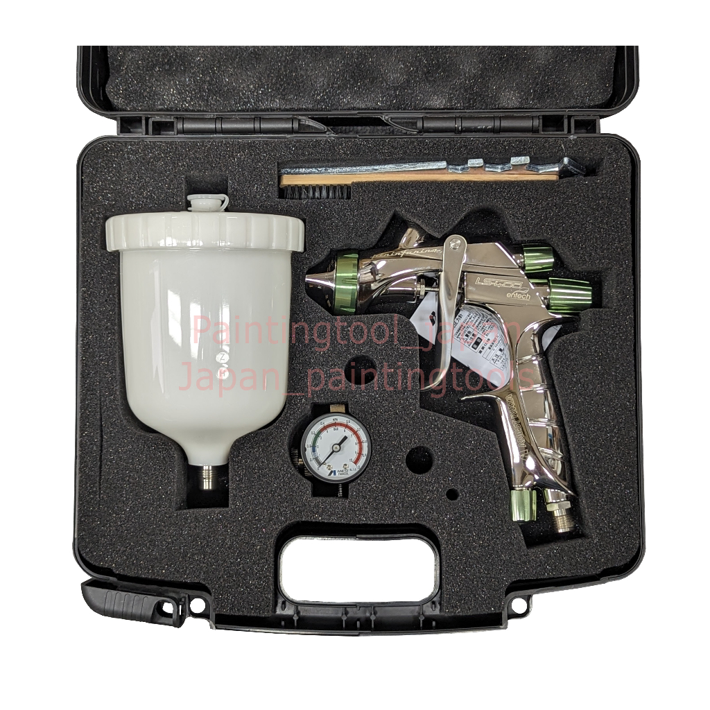 ORIGINAL ANEST IWATA LS-400-1305-S1 Supernova HVLP spray gun with Hard ...