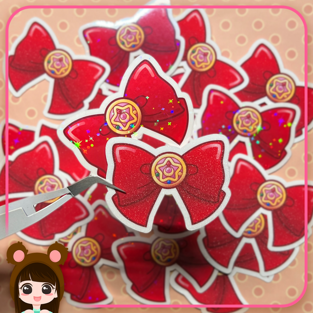 Sailor Moon Ribbon | Die Cut Sticker | Matte Sticker | Decal | Vinyl ...