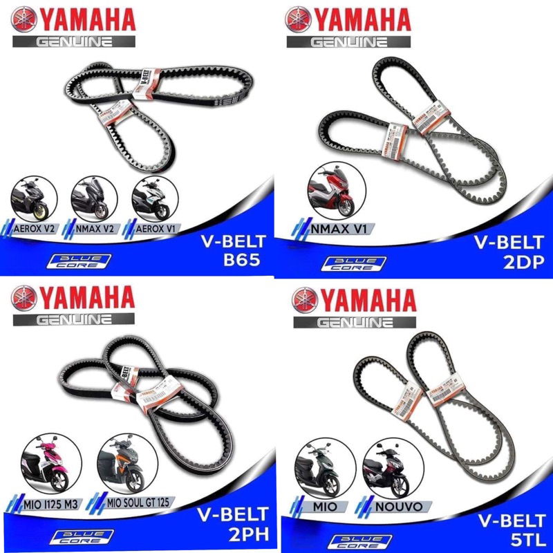 YAMAHA Genuine Belt Aerox v1 / Aerox V2 / Nmax v2 / Nmax V1 / Mio i 125 / M3 / Sporty / Nouvo ...