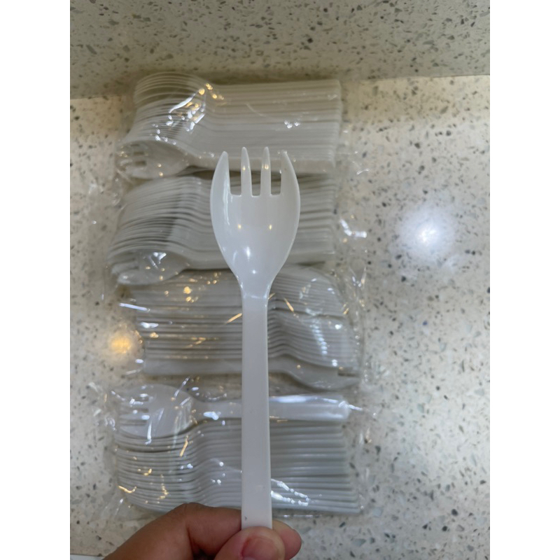 100 pieces disposable SFORK | Shopee Philippines