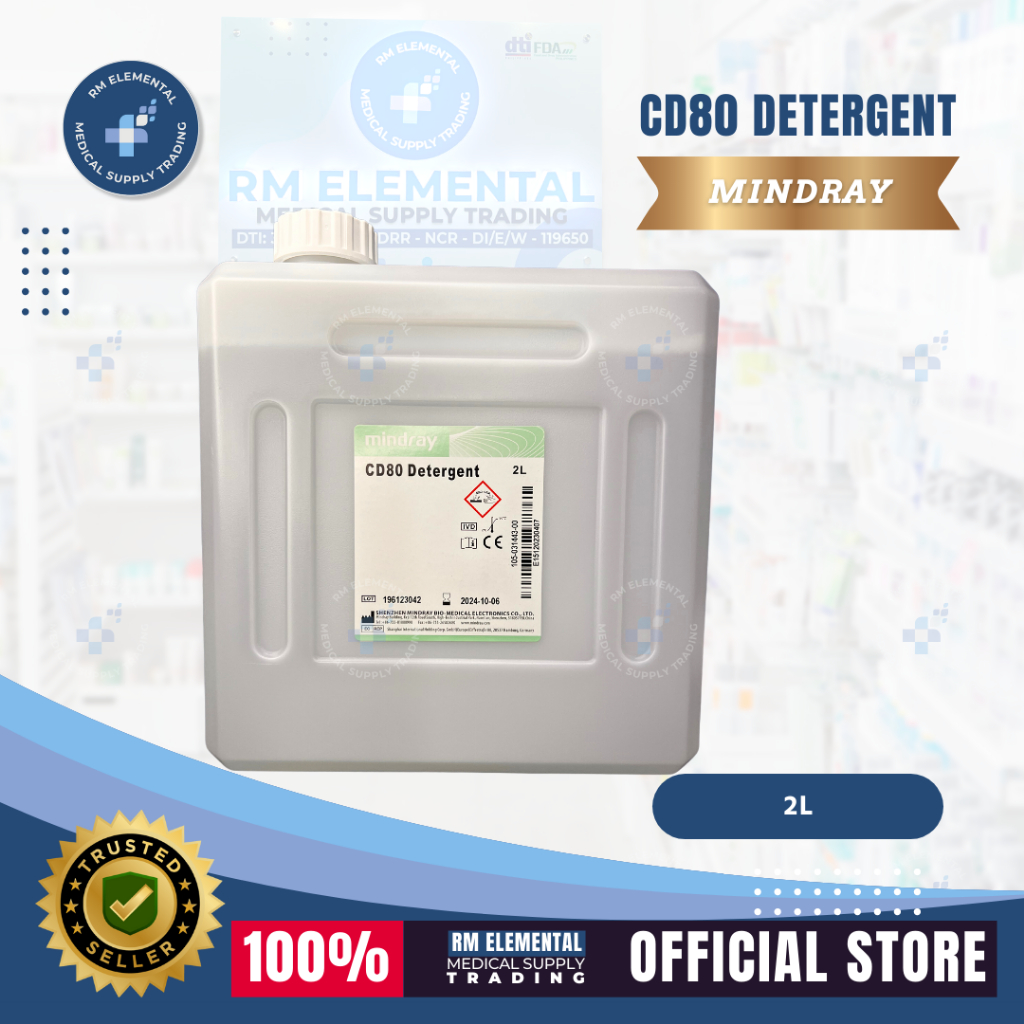 MINDRAY CD80 DETERGENT FOR CHEMISTRY MACHINE 2L | Shopee Philippines