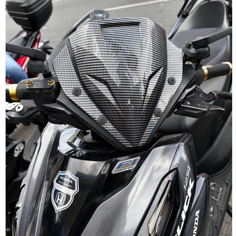 Windshield/ Dual Visor for Honda Click V2 150i & 125i | Shopee Philippines