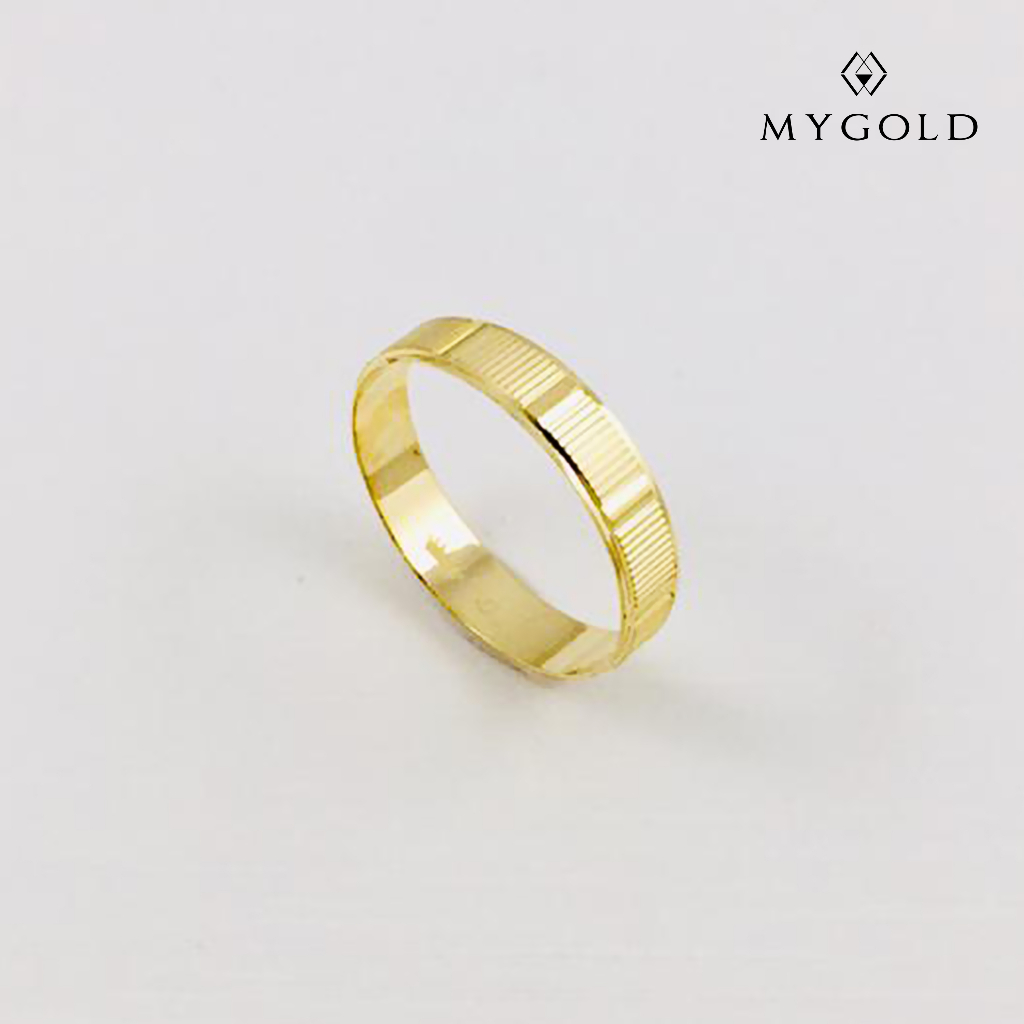 MyGold Pawnable and Authentic 18K Saudi Gold Wedding Ring | Shopee Philippines
