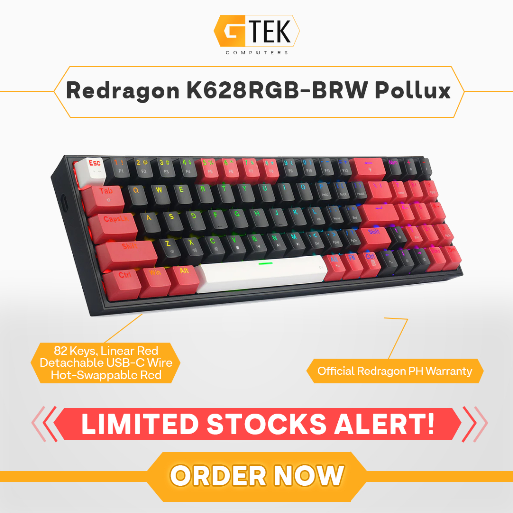 Redragon Magic Wand Mini Pro K635WBR-RGBPRO 78-Keys RGB Wireless ...