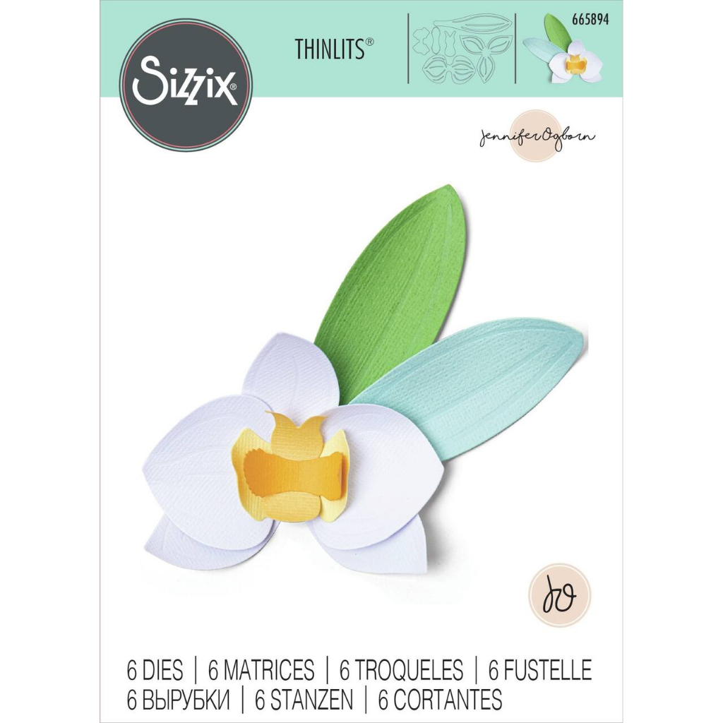 Sizzix Thinlits Die Set 6PK - Orchid | Shopee Philippines