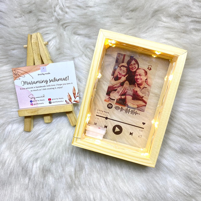 Customized Clear Spotify Frame (Read the description below before ...