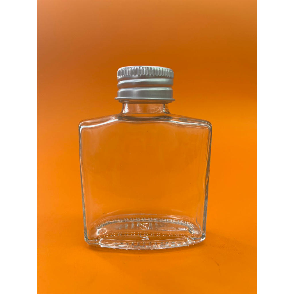 12pcs 50ML Flat Square Glass Jar 2.7CM X 6CM X 8CM With Free Seal | Shopee Philippines