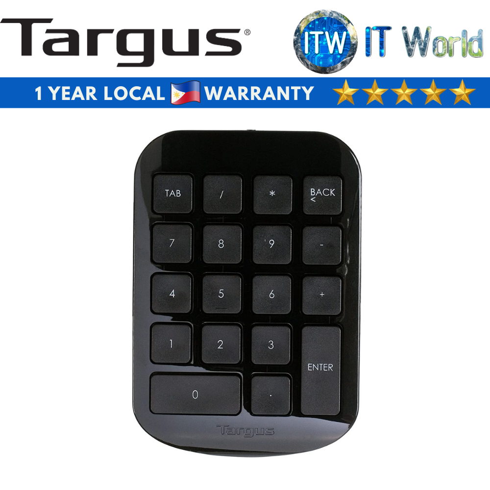 Targus AKP10AP Black Wired USB Numeric Keypad (AKP10AP-60) | Shopee ...