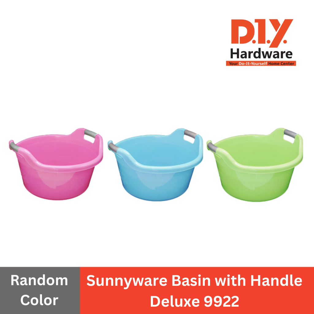 Sunnyware Basin with Handle Deluxe 9922 (Random Color) | Shopee Philippines