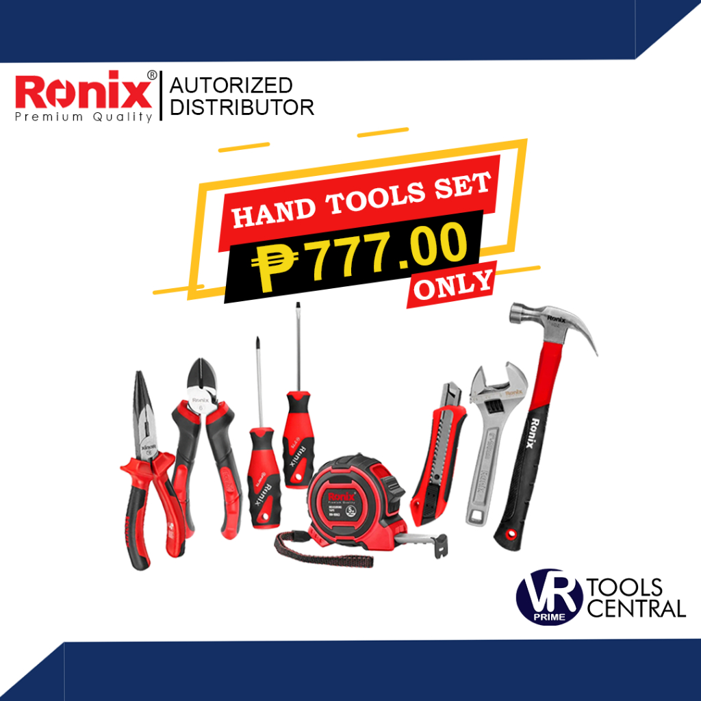 Ronix® By VR Prime Home Tool Starter Kit Set | Shopee Philippines