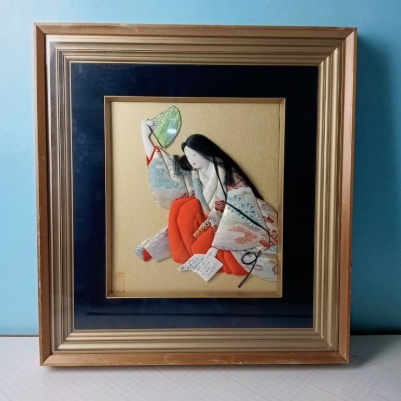 Japanese Traditional Craft Oshie Art with frame | Shopee Philippines