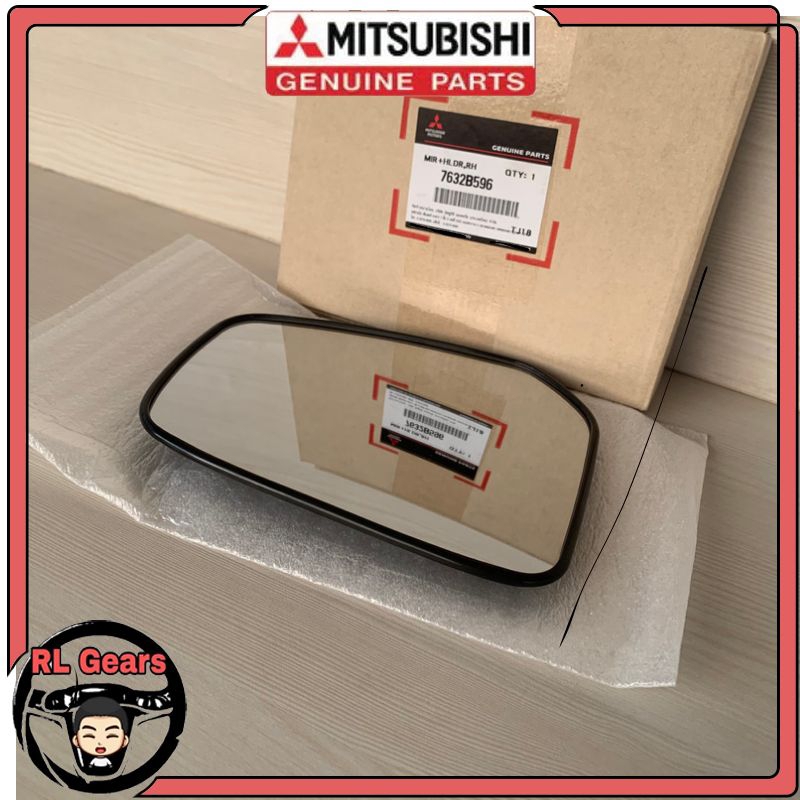 Genuine Mitsubishi Side Mirror Holder and Lens Mirage Hatchback G4 ...