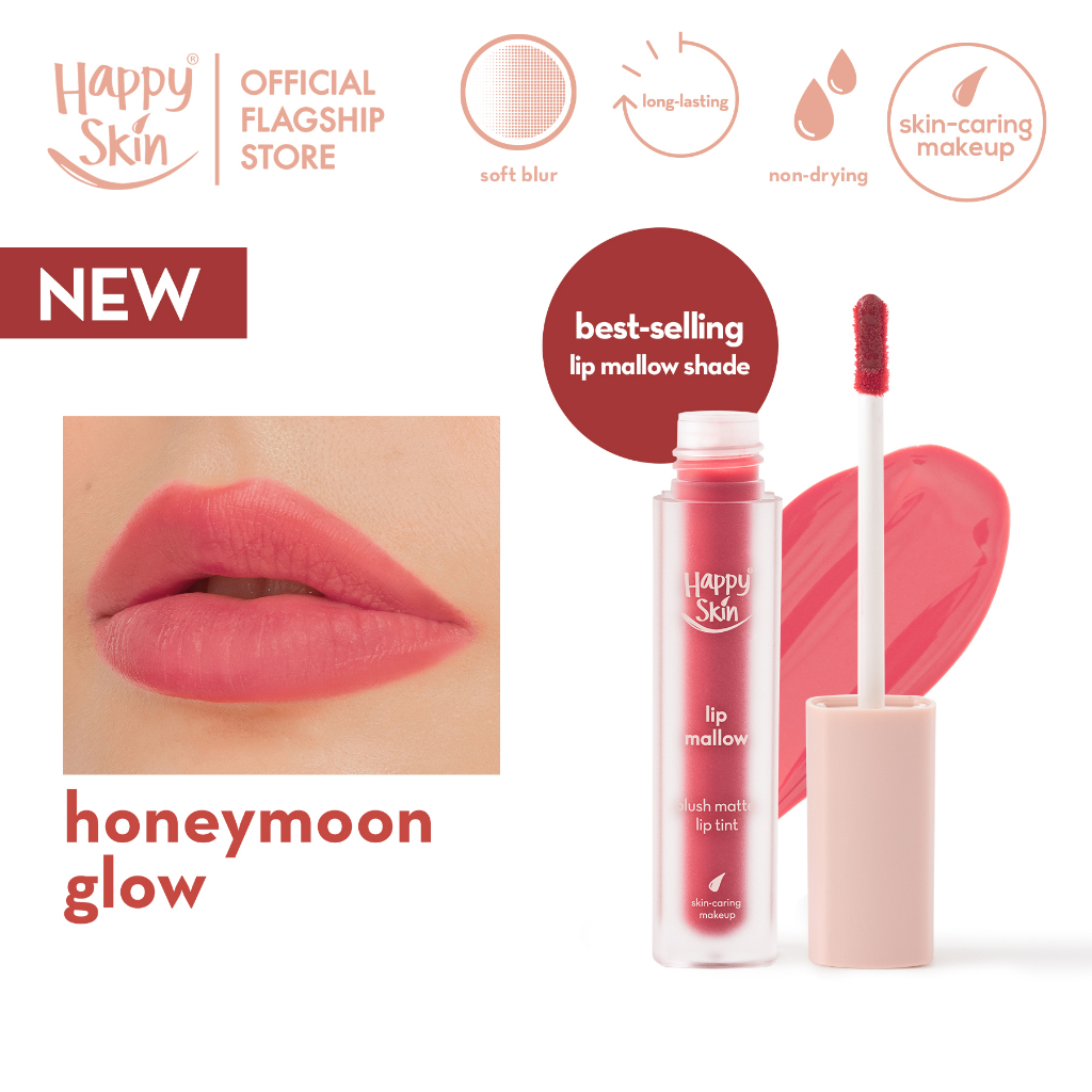 Happy Skin Lip Mallow Tint in Honeymoon Glow | Shopee Philippines
