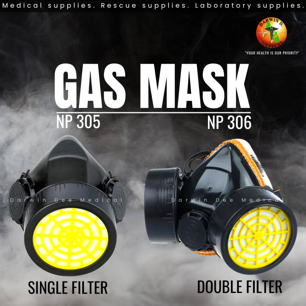 HEAVY DUTY GAS MASK SINGLE AND DOUBLE FILTER | Shopee Philippines