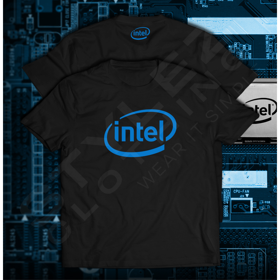 INTEL LOGO COTTON T-SHIRT PCMR | Shopee Philippines