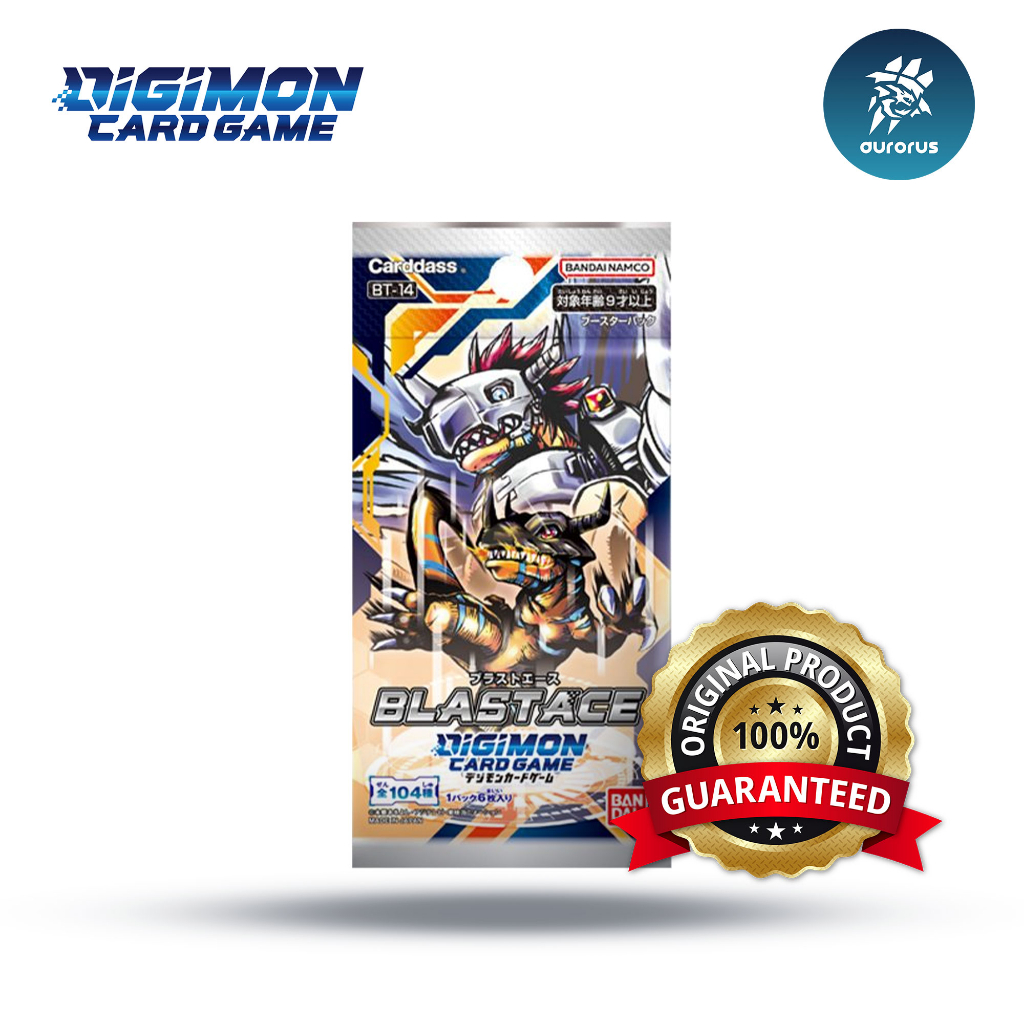 BT14 Digimon Card Game BT-14 Japanese - Booster Blast Ace - Booster ...