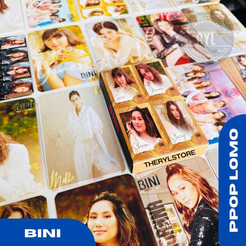 BINI LOMO CARDS - WITH BOX and BACK PRINT | Shopee Philippines
