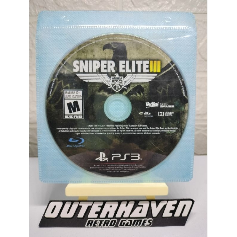PS3 Sniper Elite III R1 (Standard Edition) | Shopee Philippines