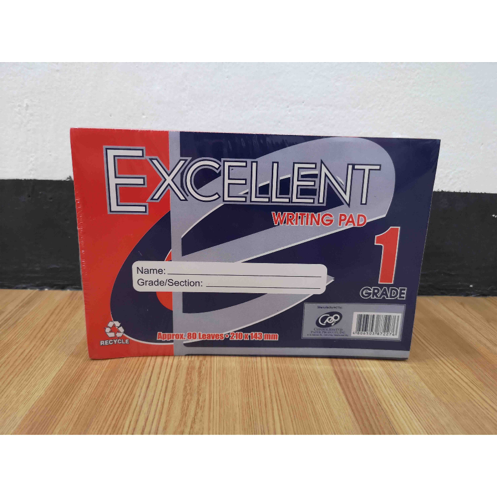 10pads/Ream Writing Pad Paper (Grade 1,2,3,4) RANDOM BRAND | Shopee ...