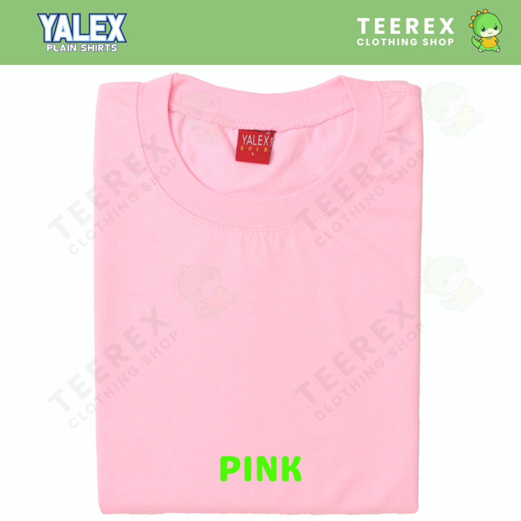 YALEX PLAIN SHIRT (RED LABEL) SHADES OF BLUE (PINK AND PEACH) | Shopee ...