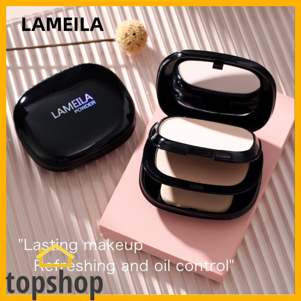 TOPSHOP LameiLa Makeup Powder Oil-Control Makeup Long-Lasting No-Makeup ...