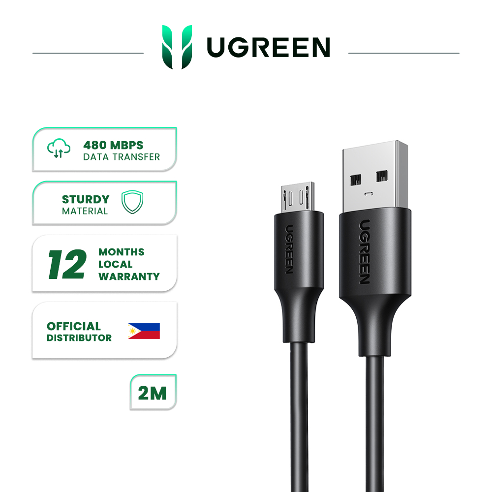 UGREEN Micro USB to USB 2.0 Data and Charging Cable for Android - PH ...