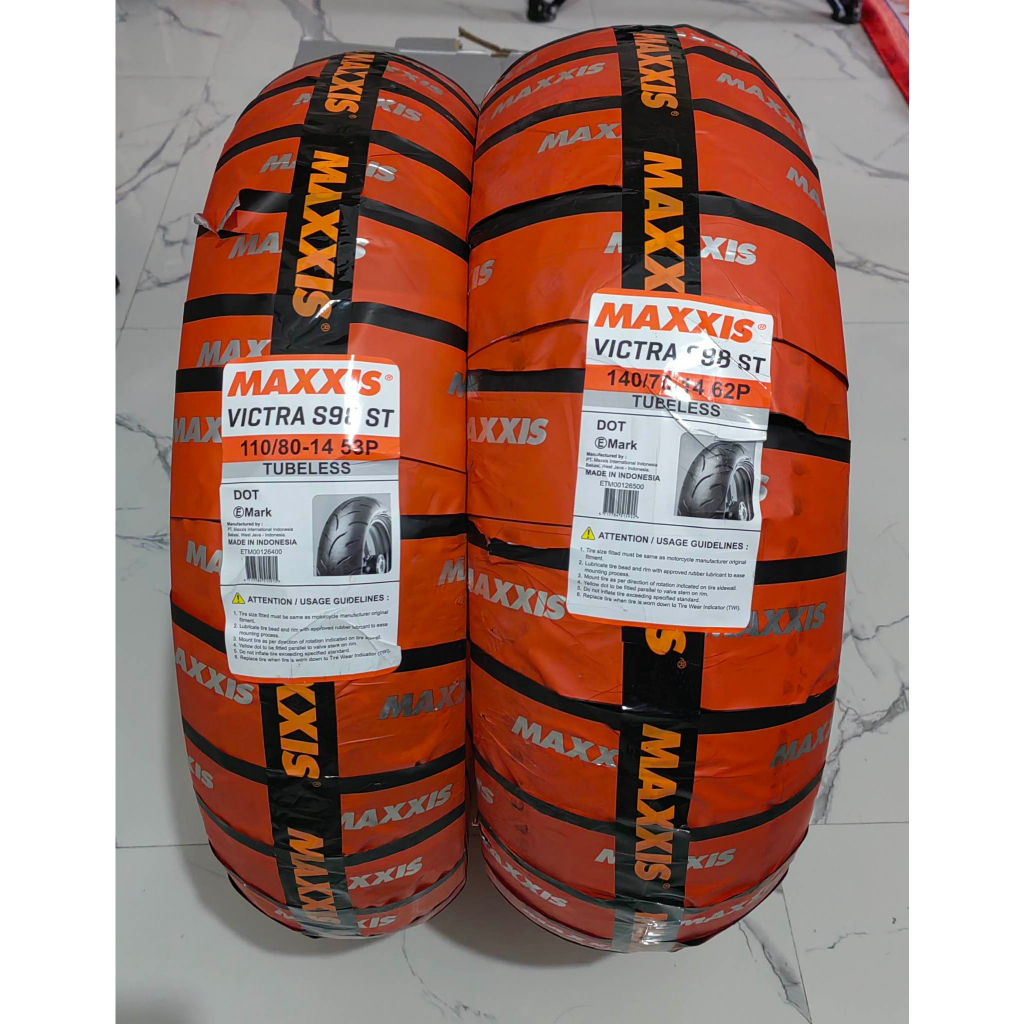 AEROX V1 V2 MAXXIS VICTRA TUBELESS TIRE REAR/FRONT | Shopee Philippines