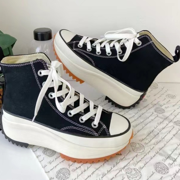 Converse ins shoes high quality high cut thick-soled run star hike ...