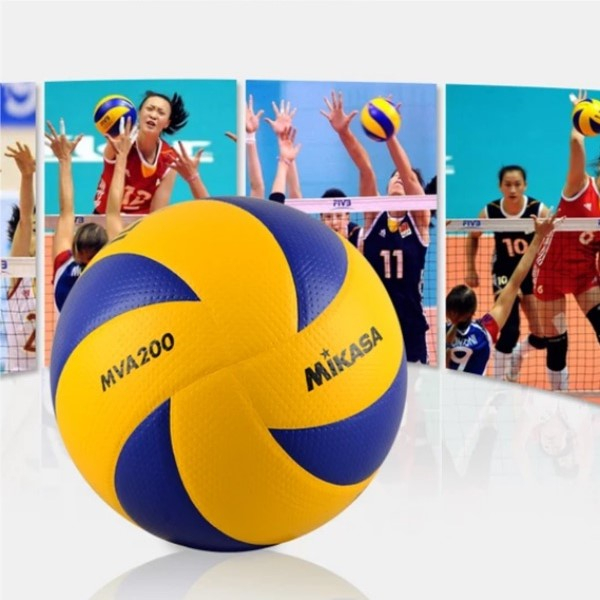 MIKASA MVA200 volleyball Official 5 smooth Soft Volleyball Game Ball ...
