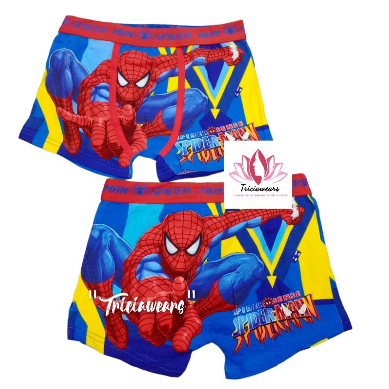 Spiderman Character Boxer Brief For Kids | Shopee Philippines