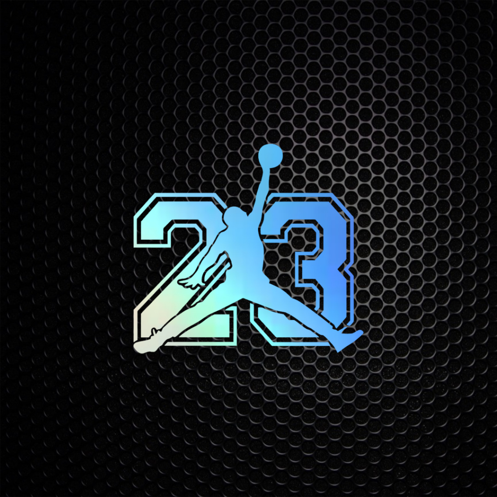 Jordan 23 WATERPROOF STICKER VINYL decal for phone, mug, motor, car ...