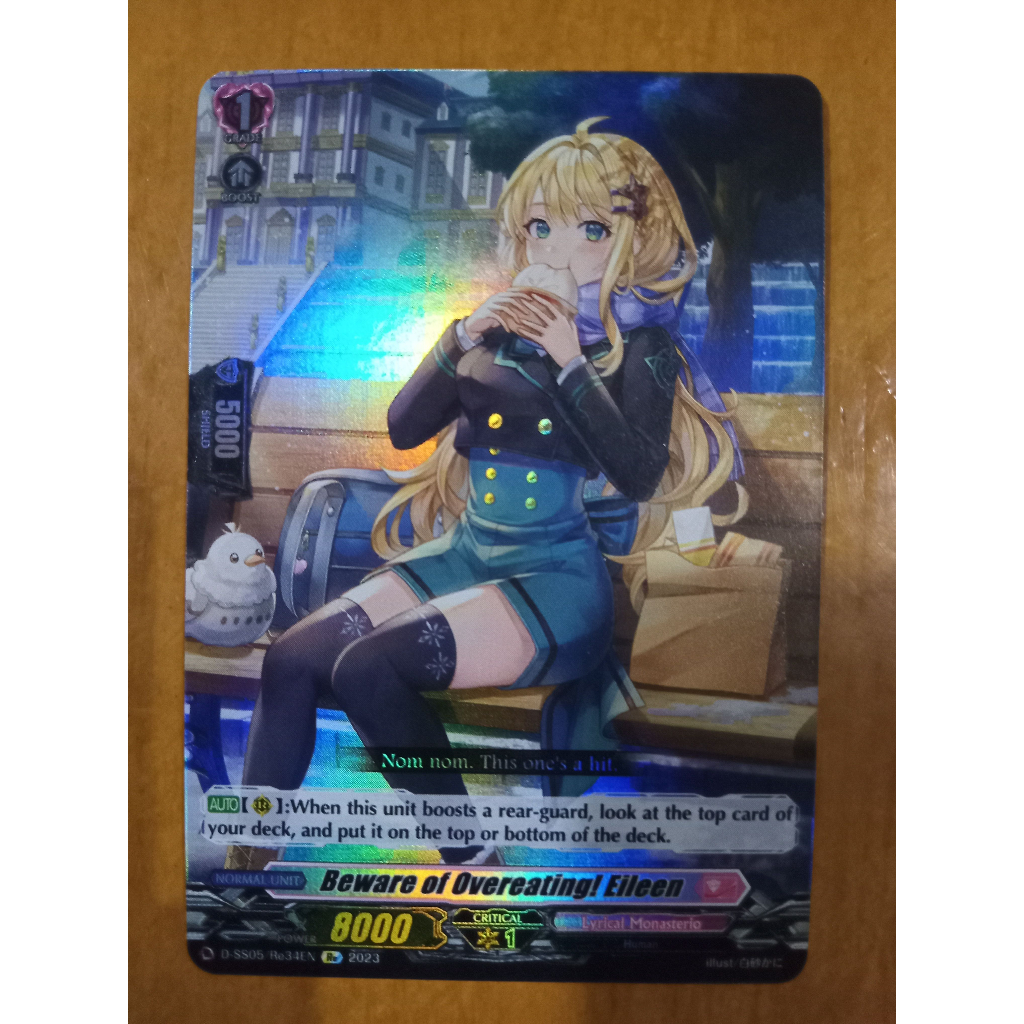 CFV Beware of Overeating! Eileen Re D-SS05 Cardfight Vanguard English Lyrical Monasterio ...