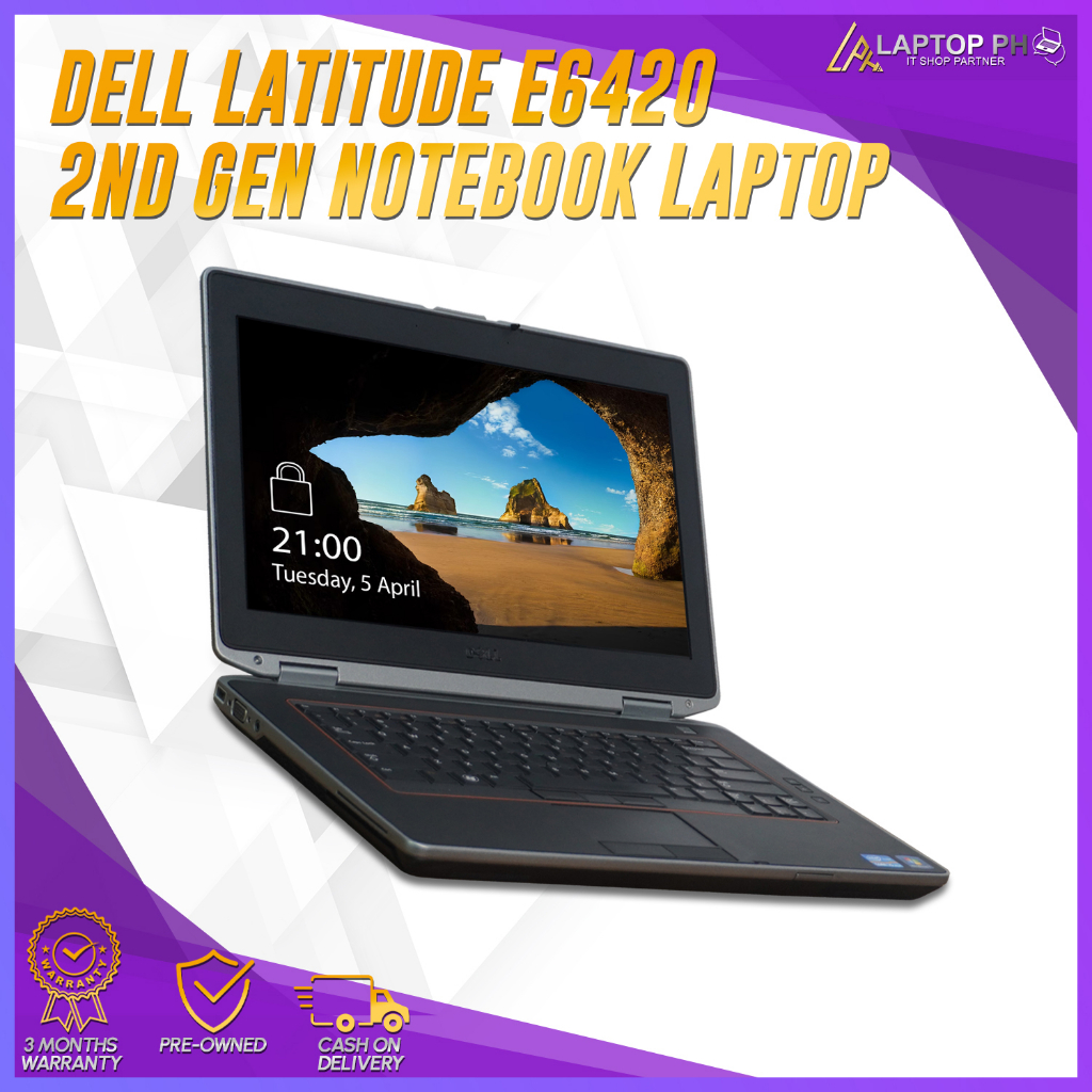 DELL LATITUDE E6420 Intel Core i5 2nd Gen Notebook Laptop | Shopee ...