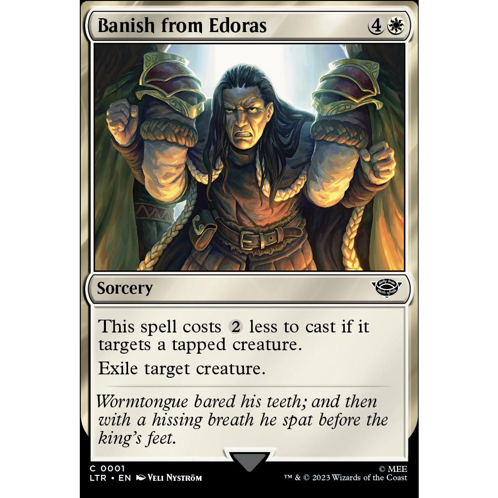 Banish from Edoras - LTR - Common - MTG Cards (WotC) | Shopee Philippines