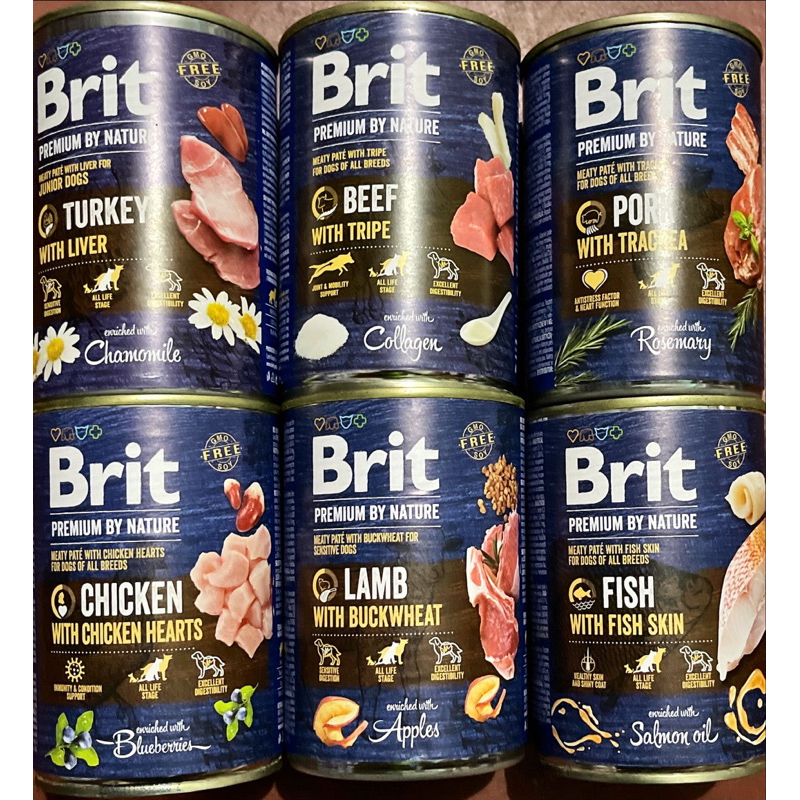 Brit Premium by Nature 400g Dog Wet Food | Shopee Philippines