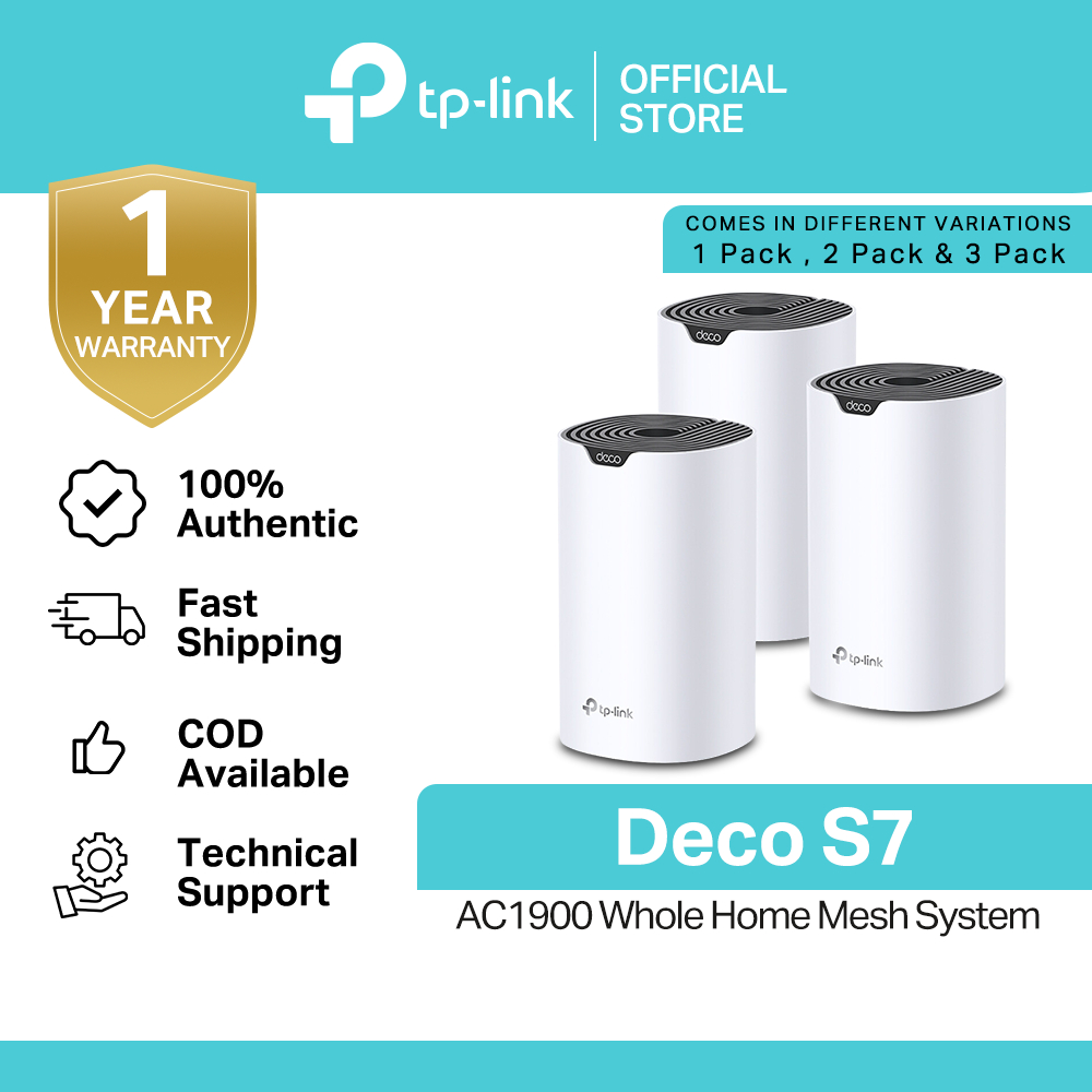 TP-Link Deco S7 AC1900 Whole Home Mesh Wi-Fi System Router | Shopee ...