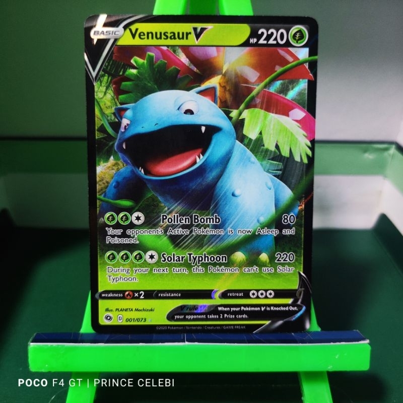Pokemon TCG - Venusaur V (w issue) | Shopee Philippines