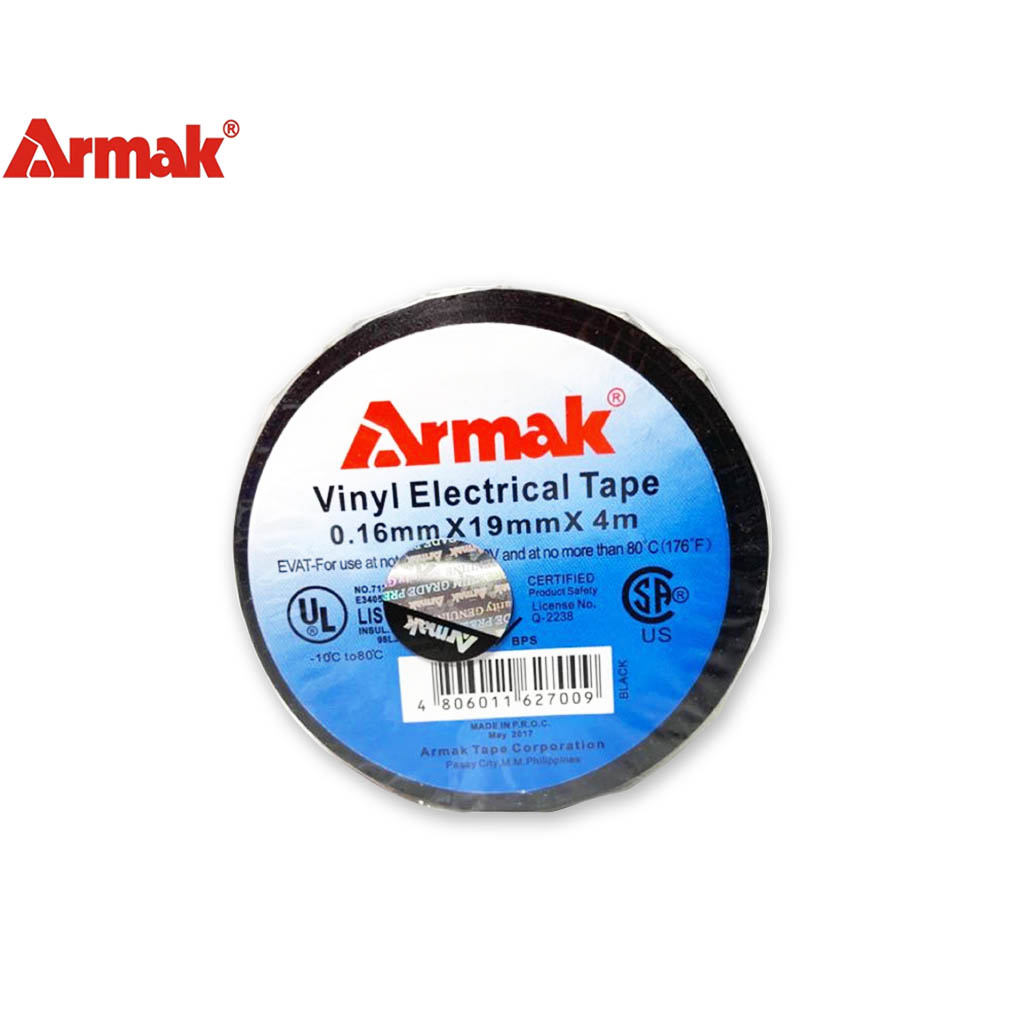 Armak 0.16mm X 19mm X 4M Vinyl Electrical Genuine Authentic Tape For ...
