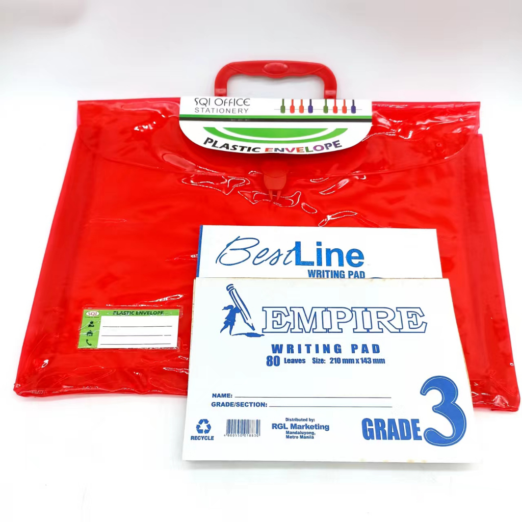 Colored Plastic Envelope with Handle -push lock or zipper long size ...