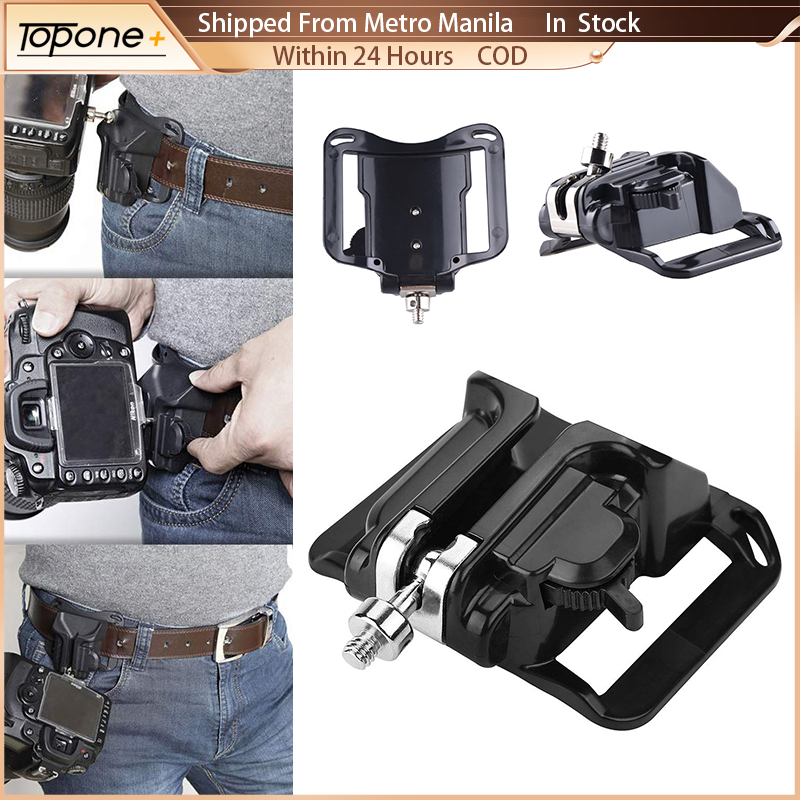 Camera Waist Holster Hanger Quick Release DSLR Camera Waist Belt Buckle ...