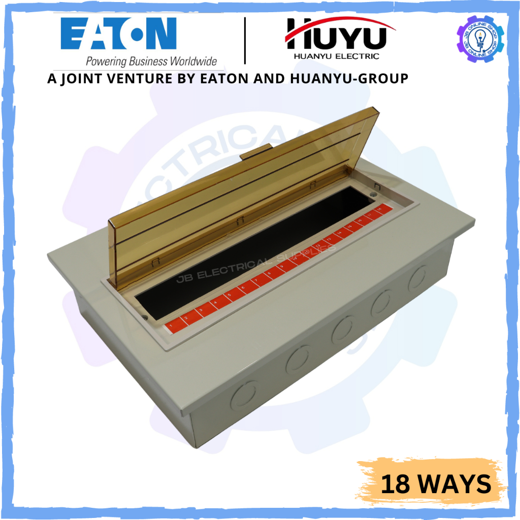Huyu 18 Ways Distribution Box Flush Mounted Enclosure Only | Shopee ...
