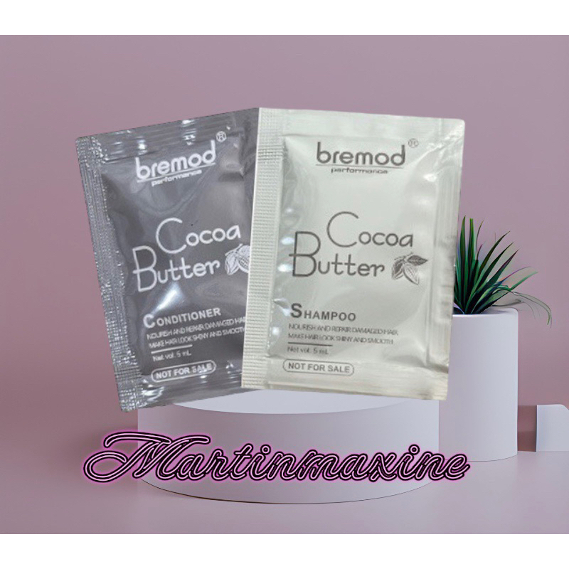 Bremod Cocoa Butter Shampo & conditioner ( 10 sachet ) | Shopee Philippines